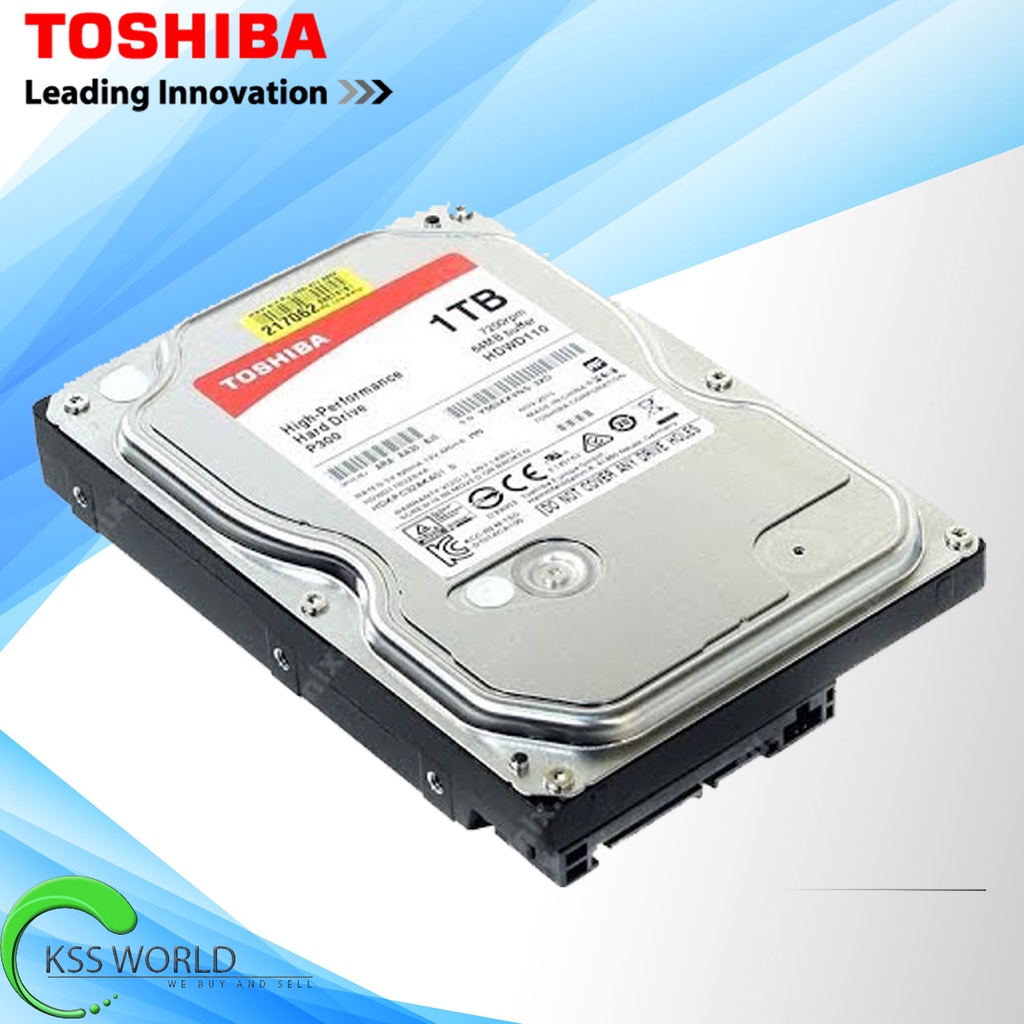 Toshiba P300 1TB SATA 3.5" 7200RPM Internal Desktop Hard Disk | Shopee Malaysia