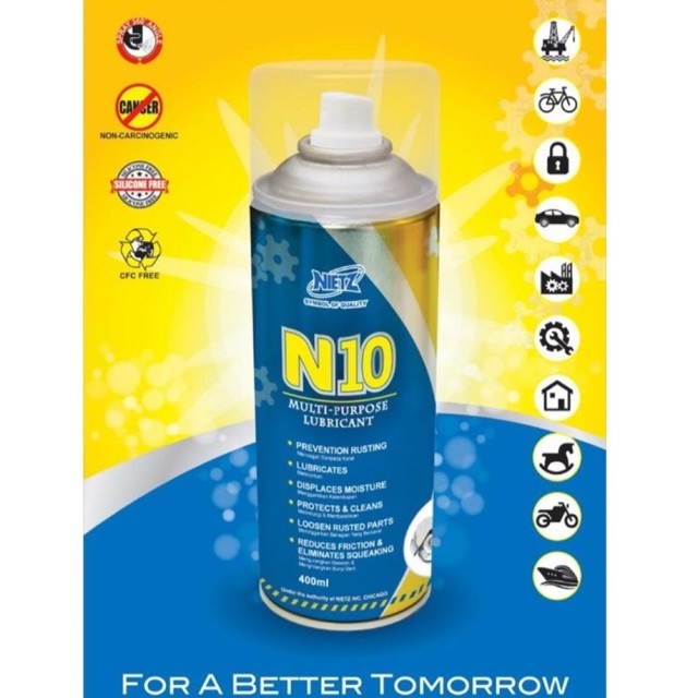 N10 MULTI-PURPOSE NIETZ LUBRICANT SPRAY (200ML/400ML) | Shopee Malaysia