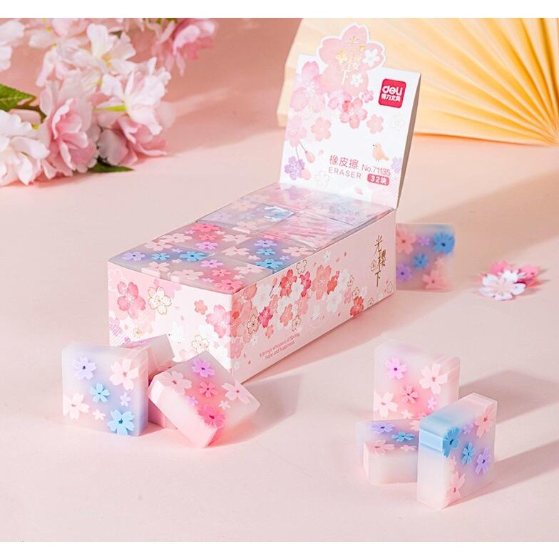 Cartoon flower eraser cute primary school students creative 2B slice ...