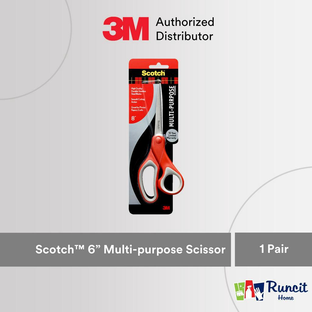 3M Scotch 6 Inch Multi-Purpose Scissors / Gunting Serbaguna 6 Inch (1 ...