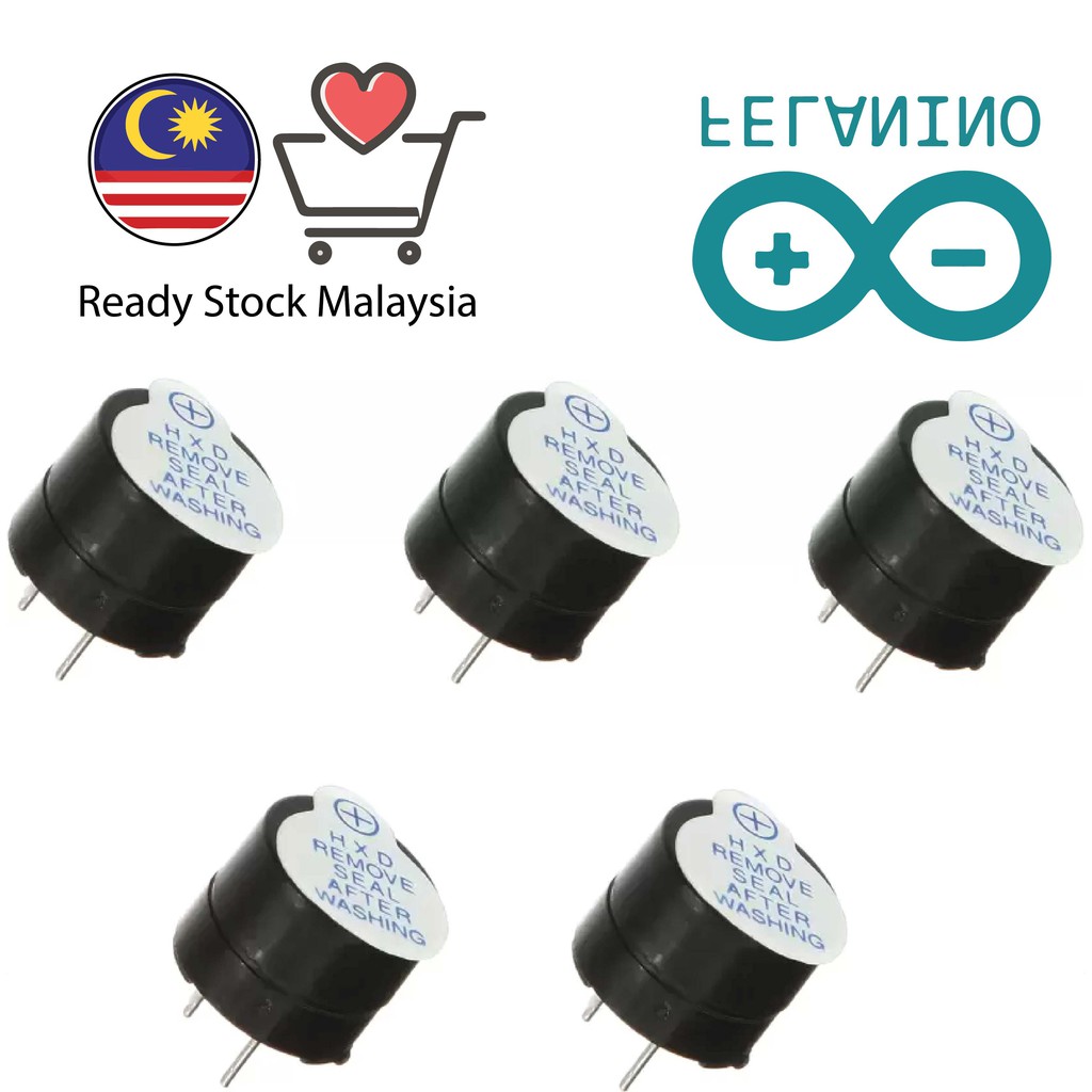 5V Buzzer Active or Passive Buzzer-PCB Mount | Shopee Malaysia