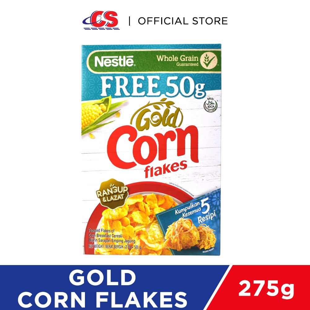 NESTLE Gold Corn Flake Cereal 275g | Shopee Malaysia