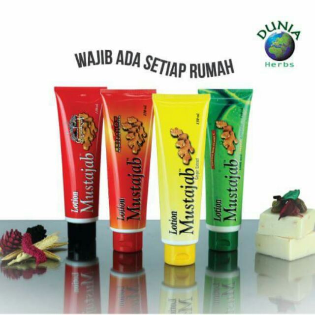 Losyen Mustajab Dunia Herbs New Packing 100% Original Malaysia | Shopee ...