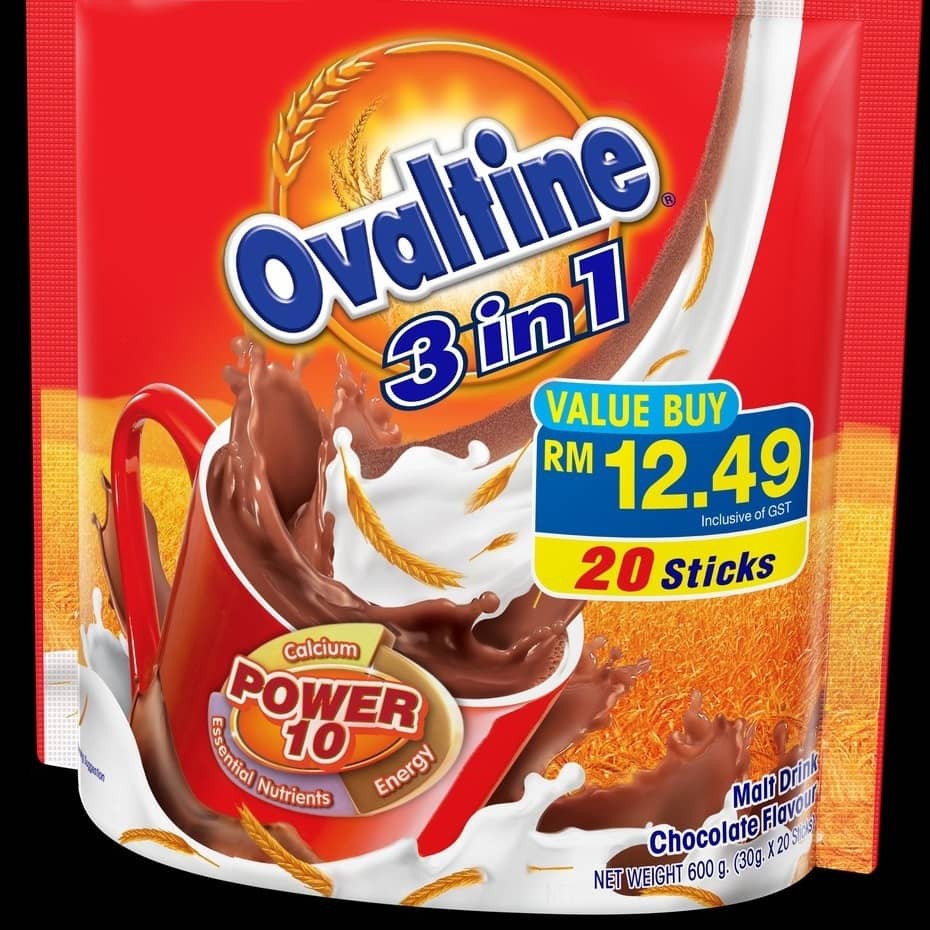 Ovaltine 3 in 1 original 20's x 30g | BeeCost