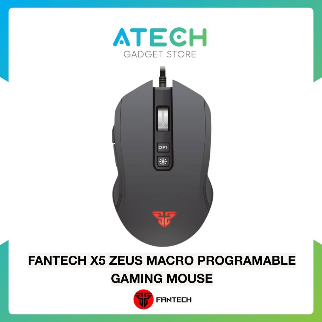 Fantech X5 Zeus Macro Programmable Gaming Mouse | Shopee Malaysia