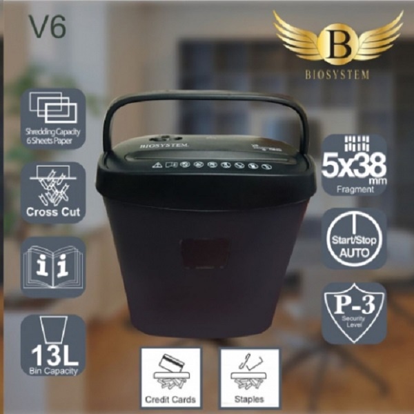 Biosystem Platinum III/ V6/ V10 Plus Paper Shredder/ Machine Shredder ...