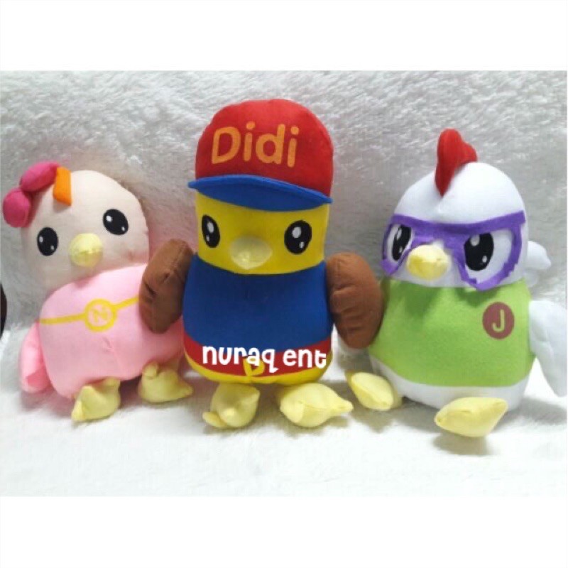(Set of 3) didi n friend plush toy 1 set (30cm /12 inch) | Shopee Malaysia