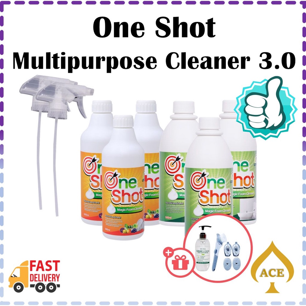 One Shot Multipurpose Cleaner 3.0 All Surface Cleaner Easy Clean ...