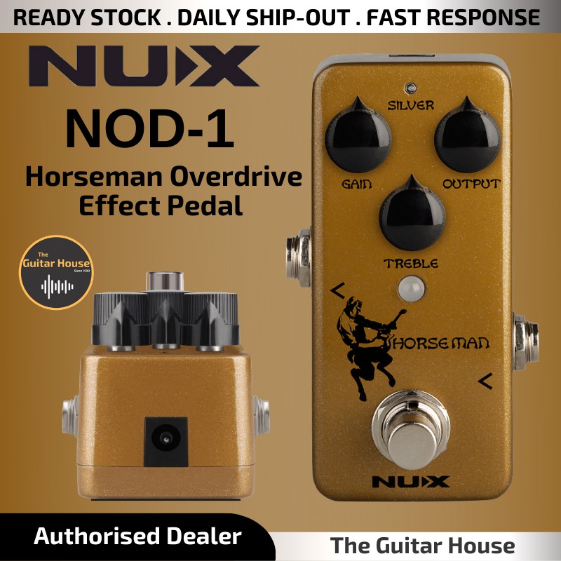 NUX Horseman Overdrive Effect Pedal (NOD-1) (NOD1) (NOD 1) | Shopee ...