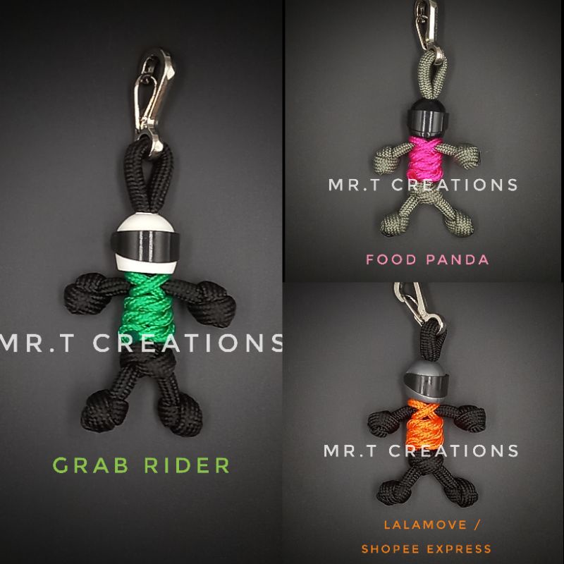 Grab, Food Panda, Lalamove & Shopee Riders keychain and lanyard ...