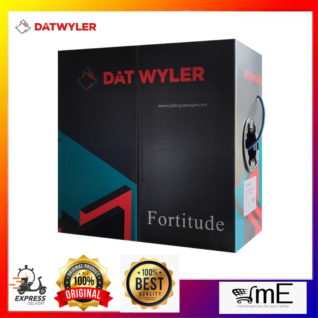 DATWYLER UTP CAT 6 Network Cable Lan Cable (305Meter) | Shopee Malaysia