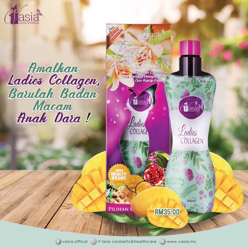 V'ASIA LADIES COLLAGEN (JUS JAMU MODEN) | Shopee Malaysia