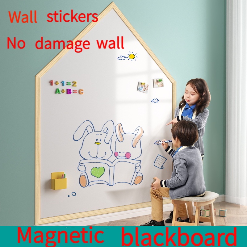 Magnetic blackboard blackboard/whiteboard wall sticker + free chalk ...