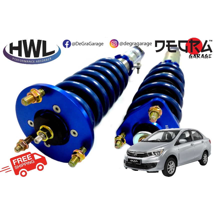 PERODUA Bezza B300 HWL Mono-BS Adjustable Hi-Low/Soft Hard/Bodyshift 24 ...