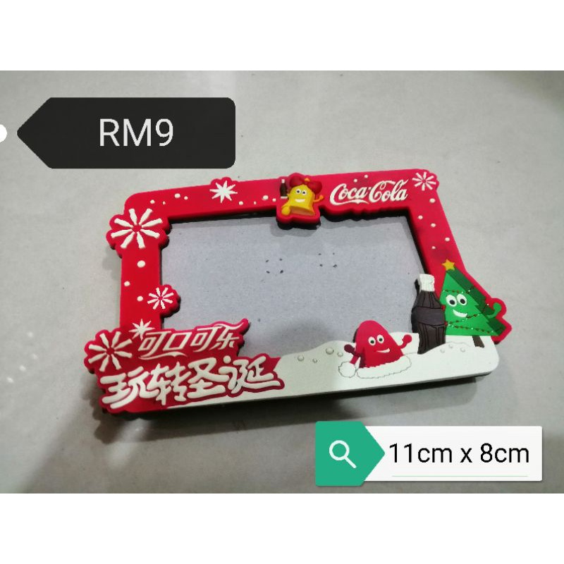Coca Cola Christmas Rubber Photo Frame | Shopee Malaysia