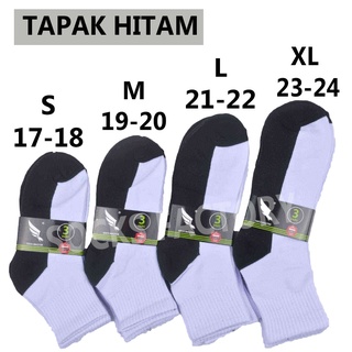STOKING STOKIN SEKOLAH PUTIH HITAM STOKIN SEKOLAH COTTON SOCK SPORT ...