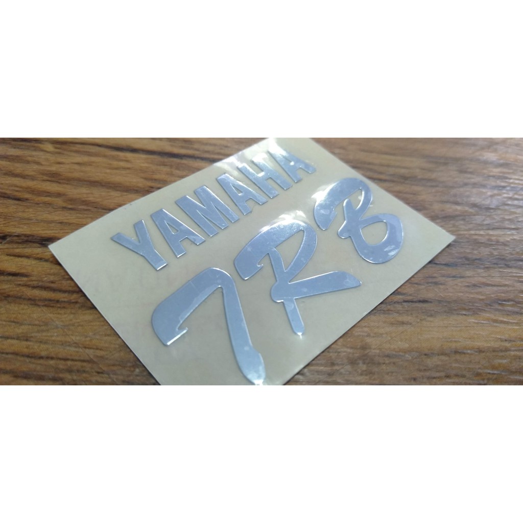 Yamaha TRB Metal Chrome Logo for headstock restoration | Shopee Malaysia