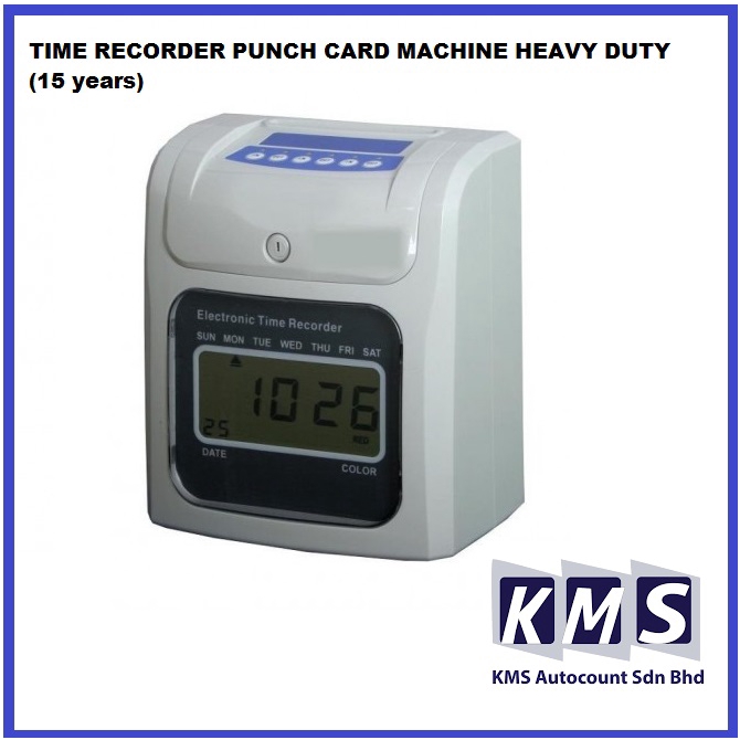 TIME RECORDER PUNCH CARD MACHINE HEAVY DUTY(15 years) | Shopee Malaysia