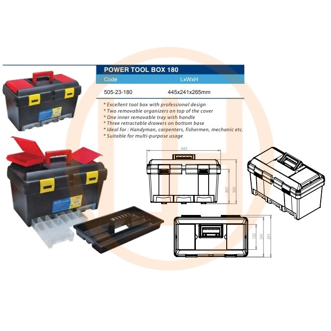 Nietz Heavy Duty Tool Box - 180 | Shopee Malaysia