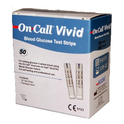 On Call Vivid Blood Glucose Test Strip (25's) | Shopee Malaysia