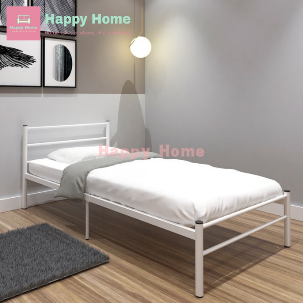 LILY single metal bed frame / katil single / katil single besi / katil ...