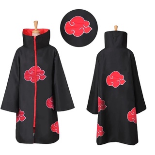 Anime Naruto Akatsuki Cloak Pain Headband Ring Ninja Cape Kids Adults ...