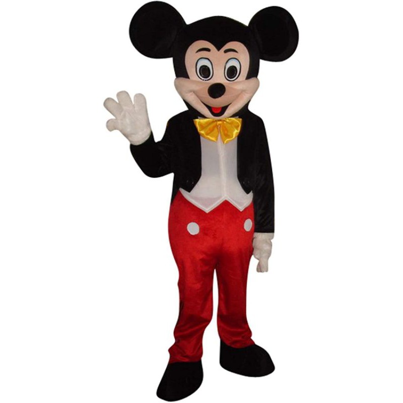 Red Mickey Mouse Mascot Costume Maskot Kostum Maskut Patung Mickey ...