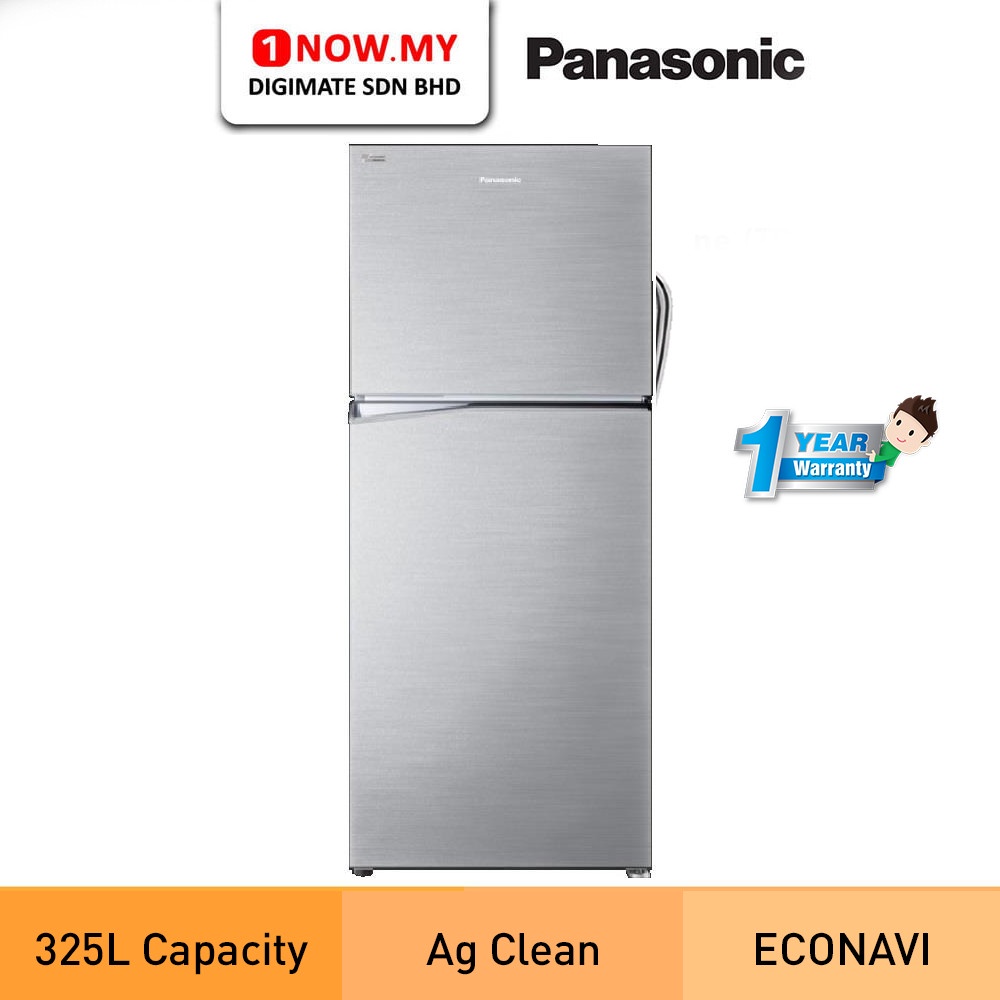 Panasonic 306l 2 Door Inverter Fridge Nr Bl342vs Shopee Malaysia