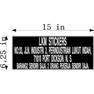 Sticker Permit Kenderaan Malaysia For Custom Order | Shopee Malaysia