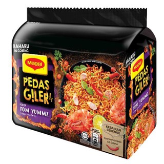 MAGGI PEDAS GILER PERASA TOM YUMZ 5 PAKET READYSTOK | Shopee Malaysia