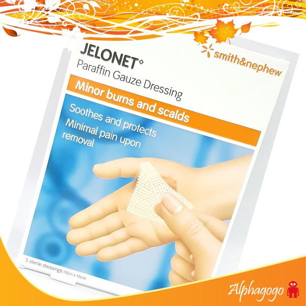 JELONET Paraffin Gauze Dressing 10cm x 10cm (5'pcs) | Shopee Malaysia