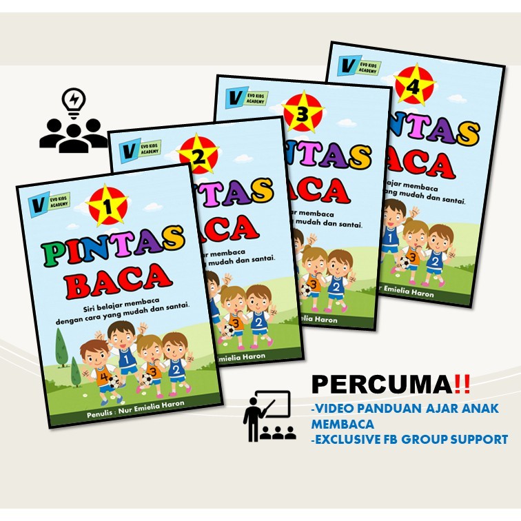 SIRI MODUL PINTAS BACA - Buku Belajar Membaca Kanak- kanak | Shopee ...