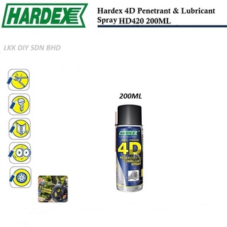 HARDEX Multipurpose 4D PENETRANT & LUBRICANT SPRAY 200ML | Shopee Malaysia