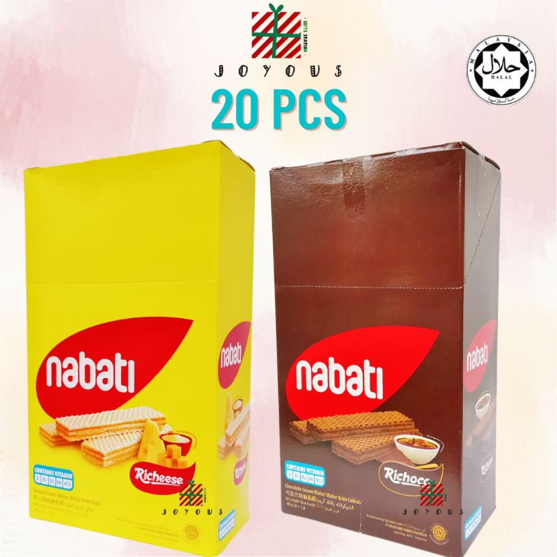 7g x 20pcs Nabati Cream Wafer [ Richeese Cheese / Richoco Chocolate ] | Shopee Malaysia
