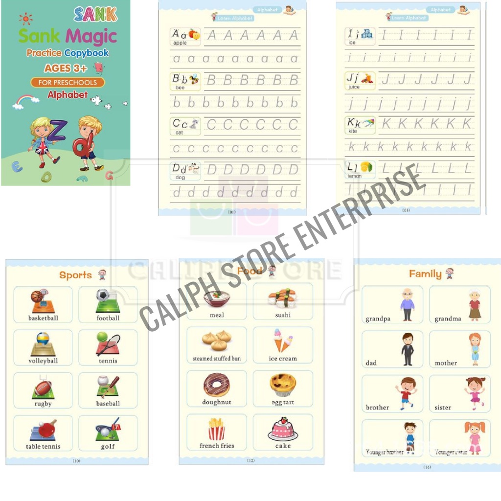 BUKU AKTIVITI MELATIH ANAK MENULIS PRASEKOLAH | PRESCHOOL PRE WRITING ...