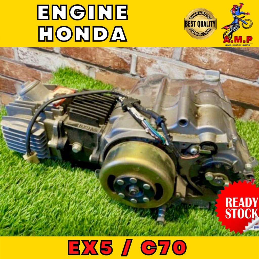 ENGINE BARU LENGKAP UTK HONDA EX5 C70 (1 BIJI) NEW Engine Complete Set ...