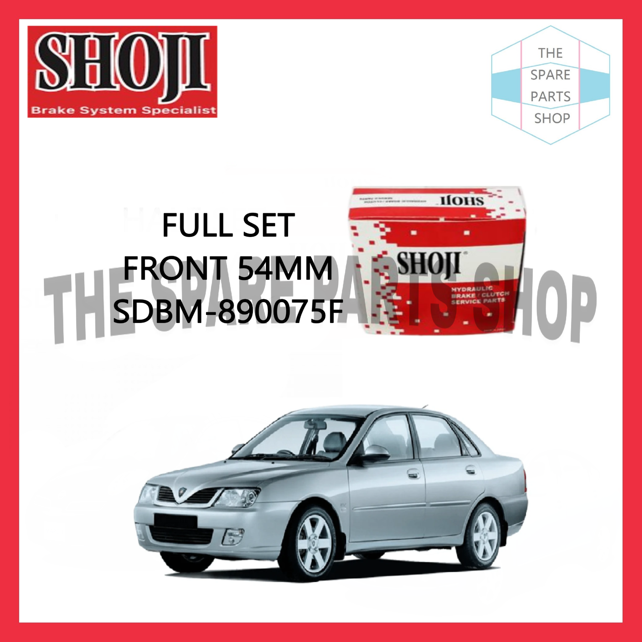 Proton waja 1.6 1.8 front 54mm disc brake caliper repair kit shoji ...