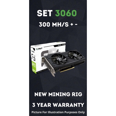 RTX 3060 / RTX 3060 TI Mining Rig For ETH / Raven / Dual Mining (FULLY ...