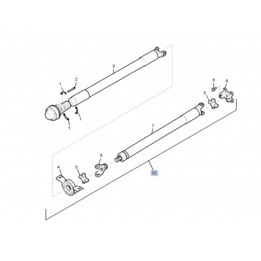 LONG SHAFT complete with mounting (AFTERMARKET PART) [20781756 ...