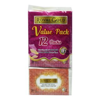Royal Gold Tissue Soft Pack 50shts x 12pkt | Shopee Malaysia