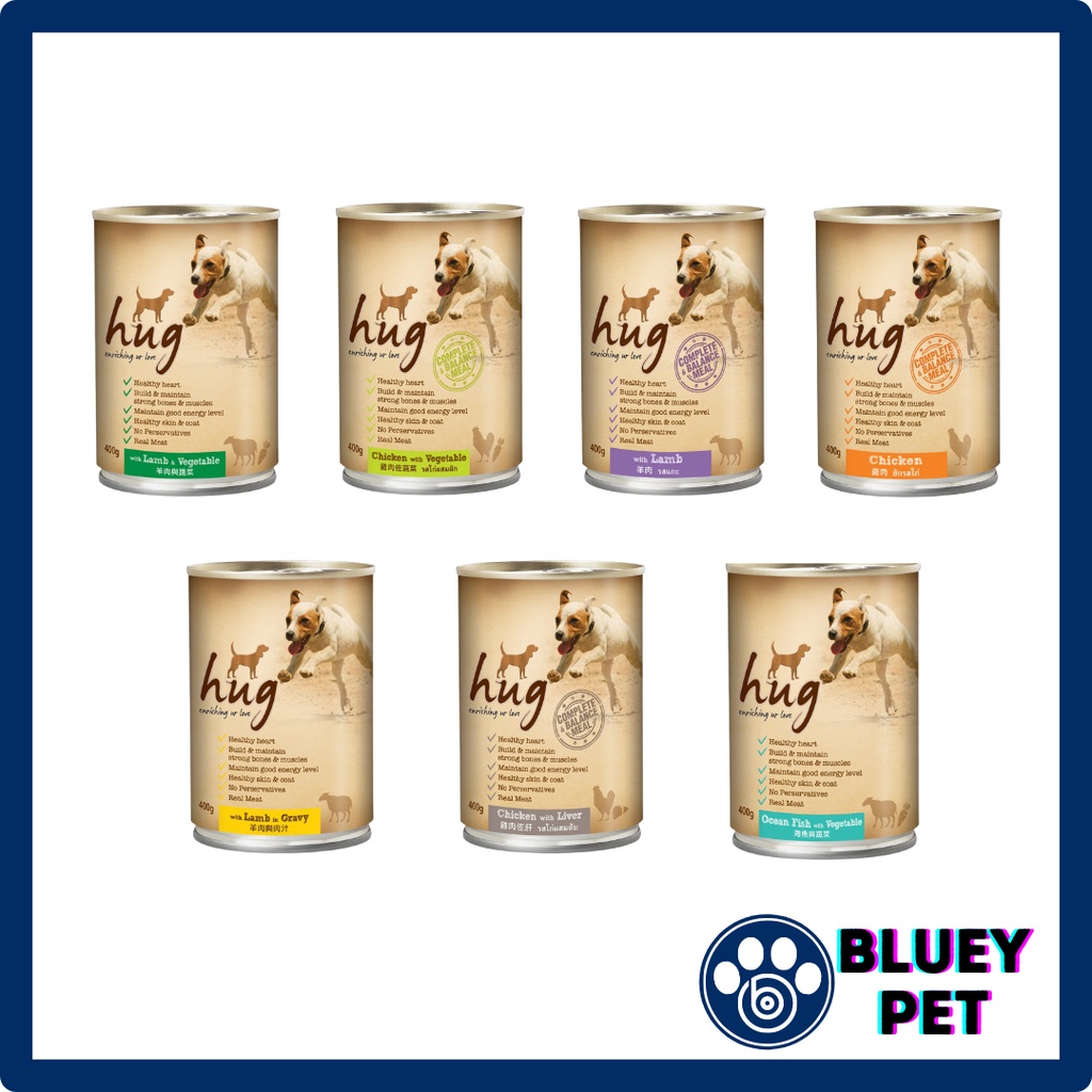 Hug Dog Canned Food - 400g (Wet Dog Food) | Shopee Malaysia