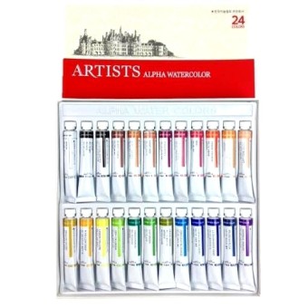 Alpha Artist Watercolour 24 Color 7.5ml | Shopee Malaysia