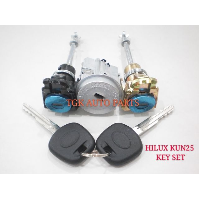 TOYOTA HILUX KUN25 2005YEAR STARTER KEY WITH DOOR KEY LOCK SET (FULL ...