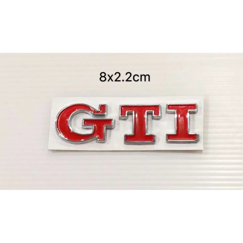 Volkswagen VW GTI Emblem LOGO | Shopee Malaysia