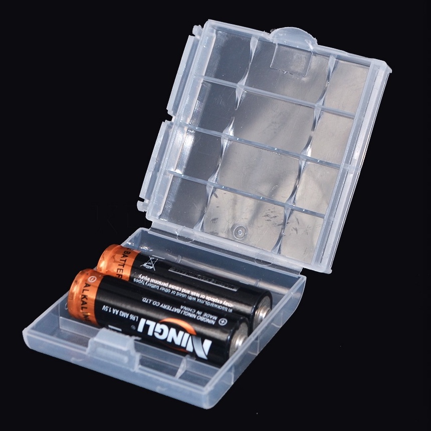 Bekas Kotak Simpan Bateri AA / AAA || Battery Storage Case Box Safe ...