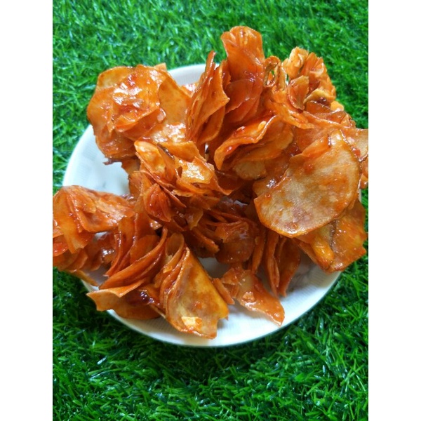 【Layang layang food tapioca 】500g keropok sambal basah timbang | Shopee ...