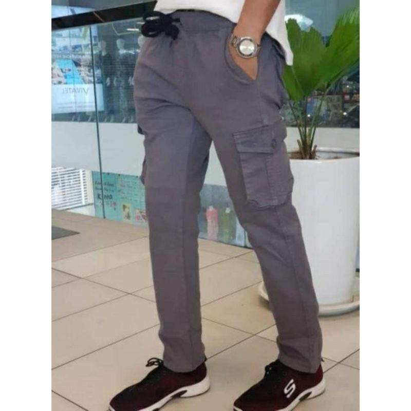 Premium & Export Quality Seluar Kargo Slack 6 Poket Kain Tebal Cargo ...