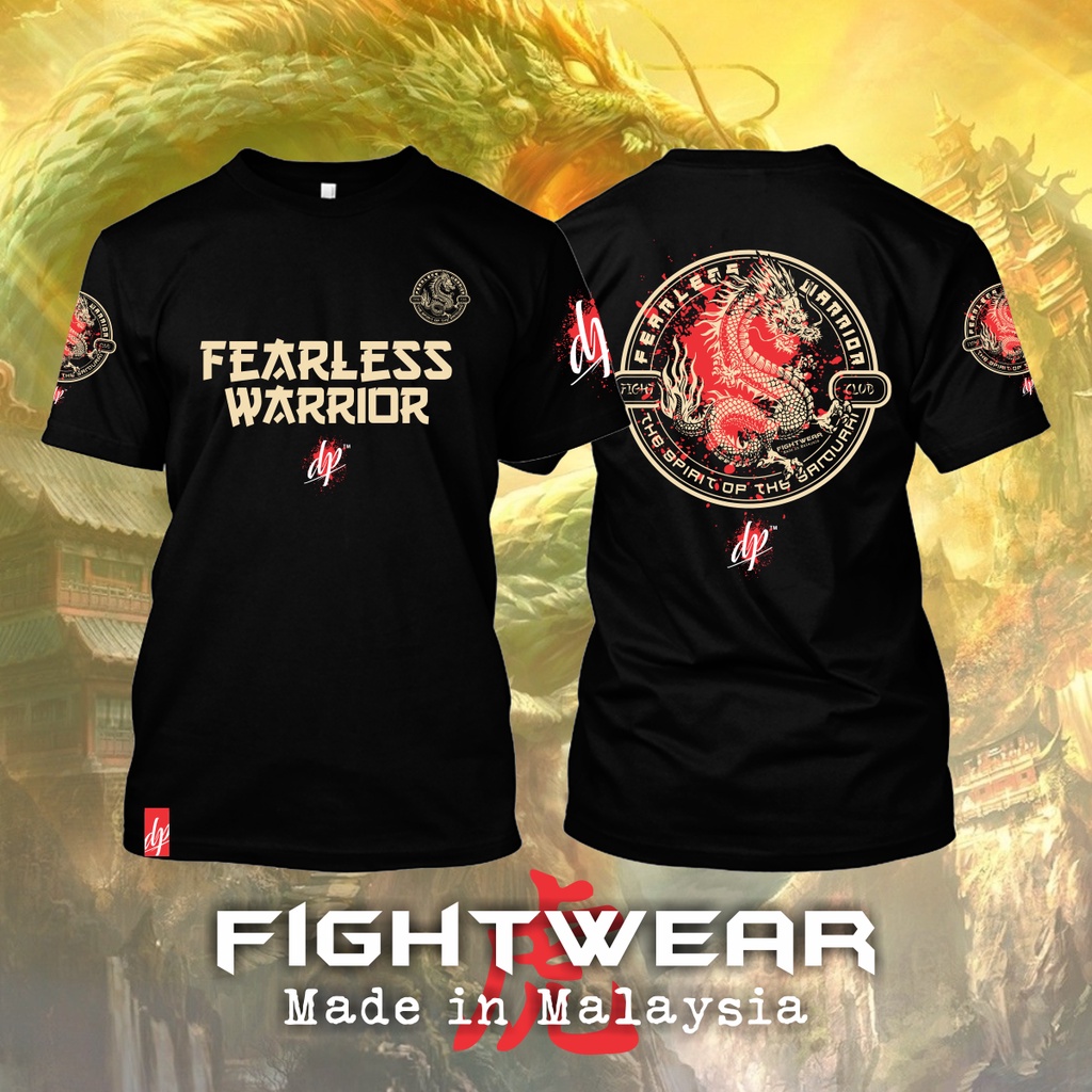 UFC MMA Dragon Fight Club Fearless Warrior Super Premium T-shirt ...