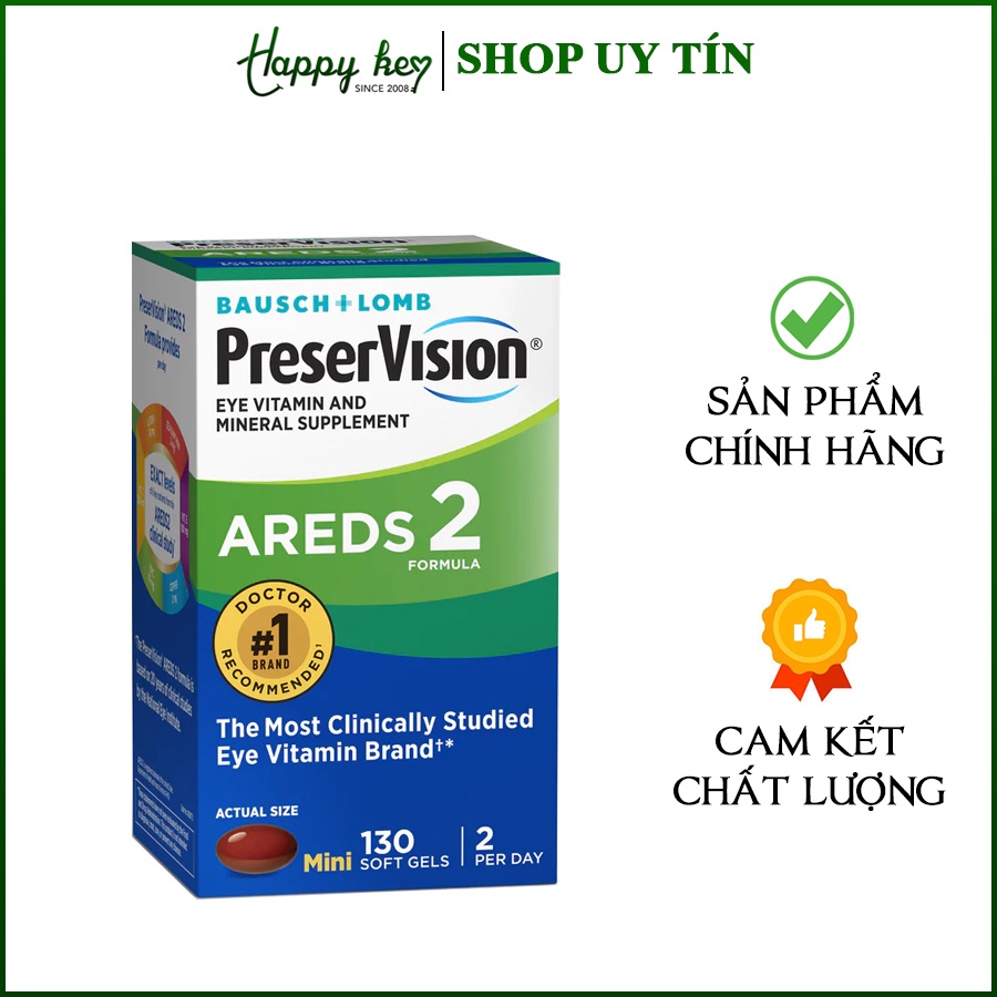 [Air Product] PreserVision Areds 2 Formula 130 Us Tablets | Shopee Malaysia
