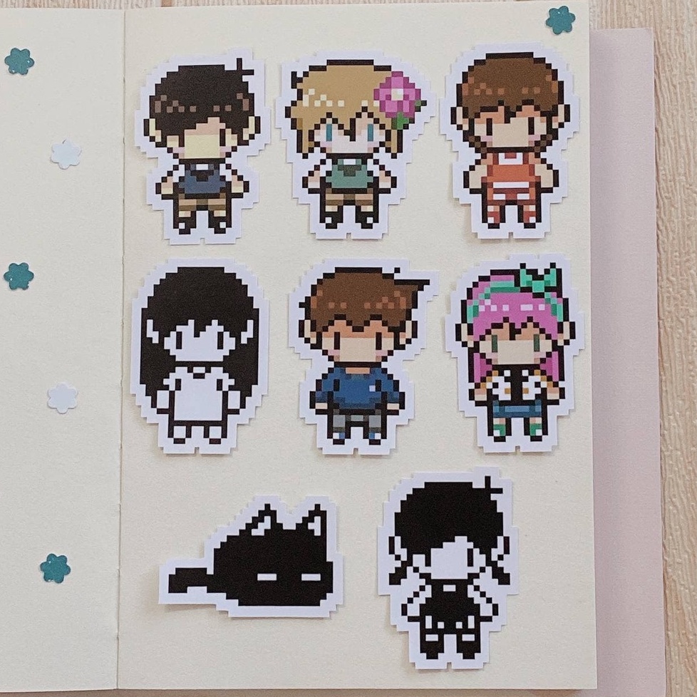 OMORI Sprites Sticker Set [ omori game ] Faraway Town | Shopee Malaysia